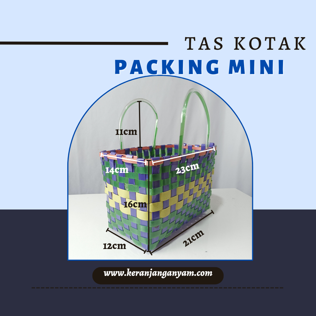 Tas Kotak Packing Kecil dan Mini - Keranjang Tas Anyaman