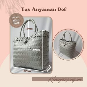 Tas Anyam Dof Premium (Size Mini) - Keranjang Tas Anyaman